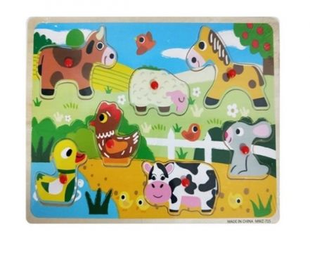 Wooden Farmyard Puzzle • DM Gould Wholesale